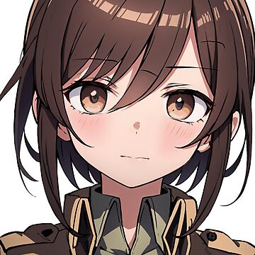 "Cute Sasha Braus Fanart" Sticker for Sale by iloveanimechibi | Redbubble