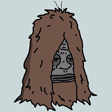 "Sassy the Sasquatch Face "HD"" Sticker by Monti-3D-Design | Redbubble