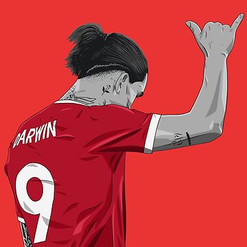 "Darwin Núñez" Sticker for Sale by ariev194 | Redbubble