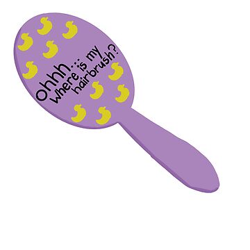 "Where is my Hairbrush Silly Song" Sticker for Sale by Simplycaseyt ...