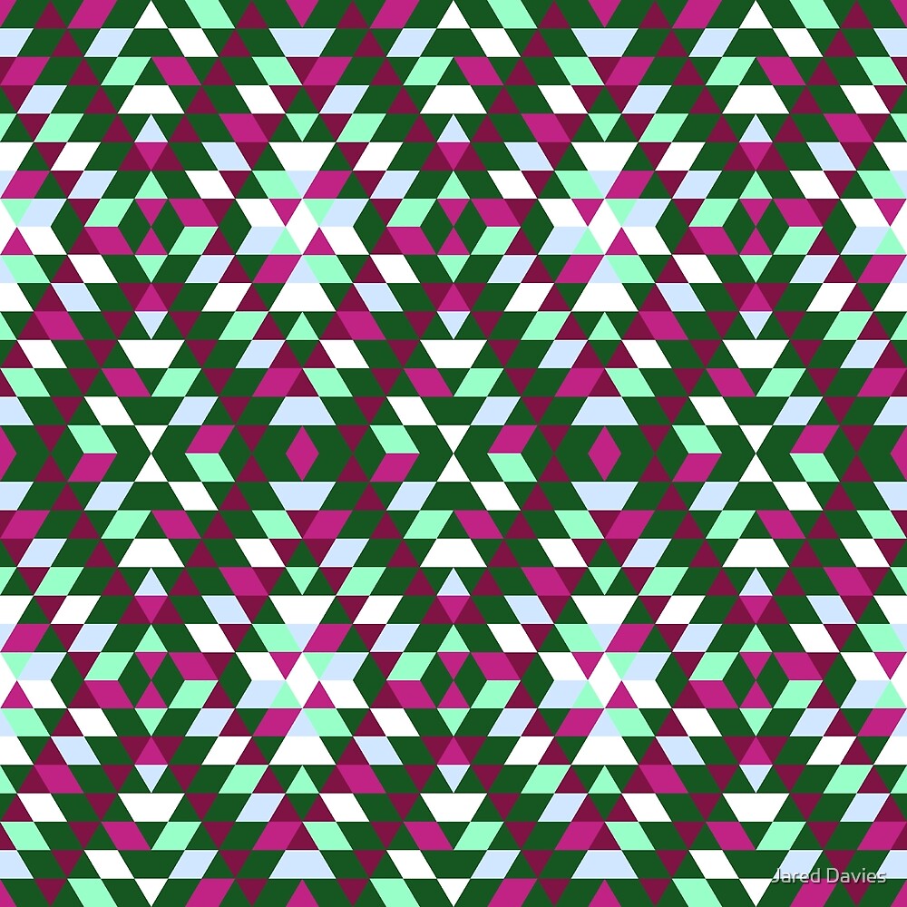 "Native Diamond Triangle Pattern" by Jared Davies | Redbubble