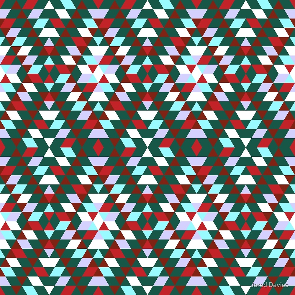 "Native Diamond Triangle Pattern" by Jared Davies | Redbubble