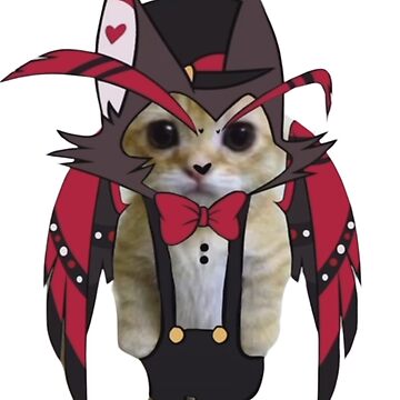 "husk cat hazbin hotel " Sticker for Sale by Proo9023store | Redbubble