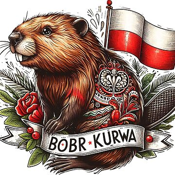 "Bobr Kurwa" Sticker for Sale by clintang | Redbubble