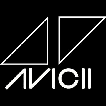 "minimalist Avicii Logo" Sticker for Sale by Desmond-Shannon | Redbubble