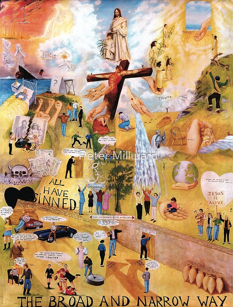"The Broad and Narrow Way" by Peter Millward | Redbubble