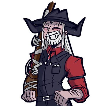 "DBD Deathslinger Helltaker Styled" Sticker for Sale by tiredandtoasty ...