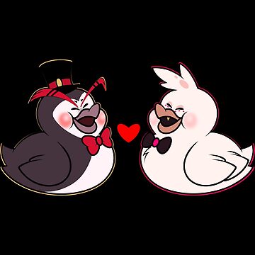 "Hazbin Hotel Rubber Duck - Husk x Angel Dust" Sticker for Sale by Ash ...