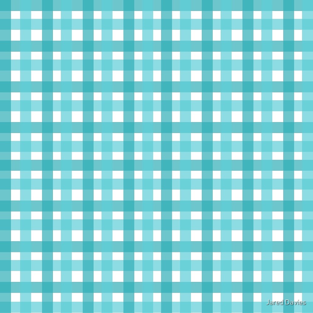 "Light Blue Picnic Cloth Pattern" by Jared Davies | Redbubble