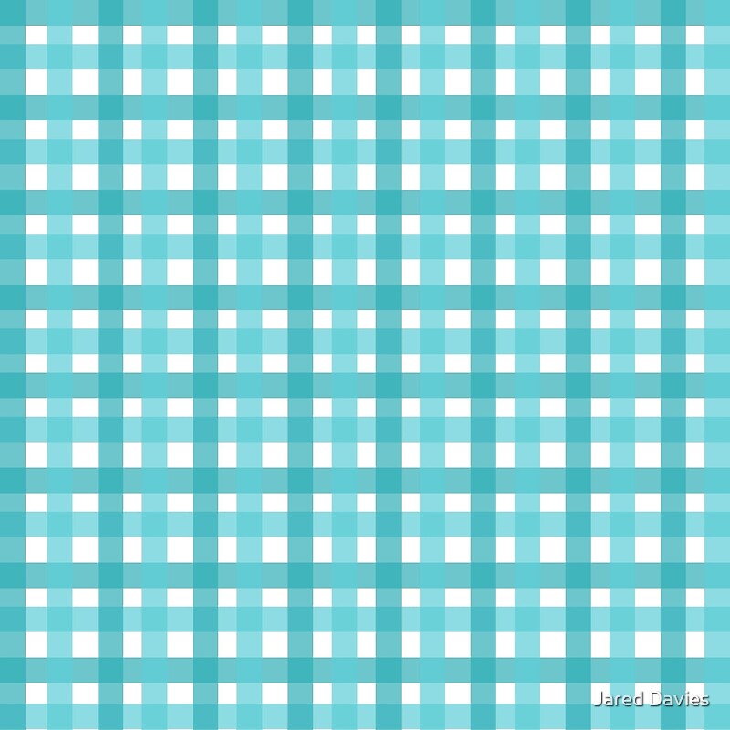"Light Blue Picnic Cloth Pattern" by Jared Davies | Redbubble