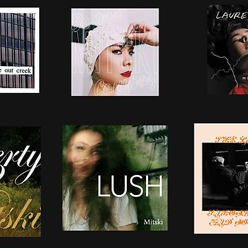 "Mitski album covers" Sticker for Sale by Cooolstuffff | Redbubble