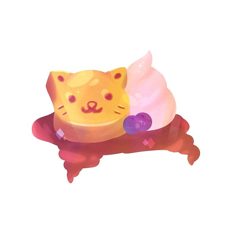 "Flan Cat" by Kaelonial | Redbubble