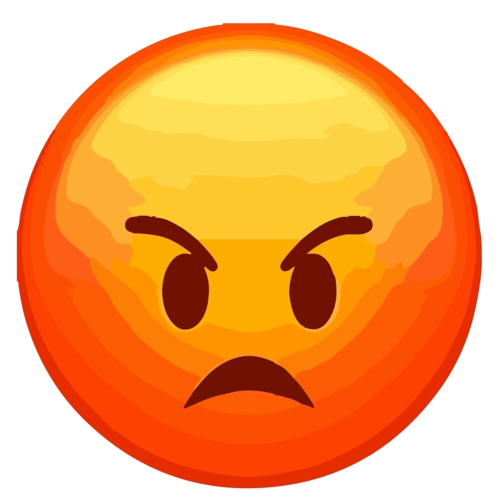 "ANGRY EMOJI " by AdrianGonzalez | Redbubble