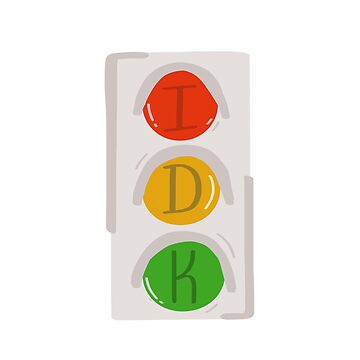 "Traffic Lights IDK Taylor Swift" Sticker for Sale by 16th-Ave | Redbubble