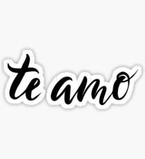 Te Amo Stickers | Redbubble