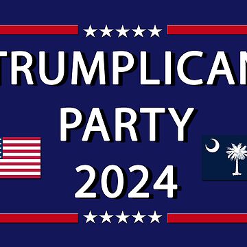 "SOUTH CAROLINA, Trumplican Party Logo 2024 featuring South Carolina ...