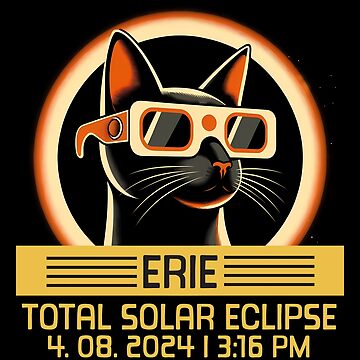 "Cat with Eclipse Glasses: Total Solar Eclipse" Sticker for Sale by ...