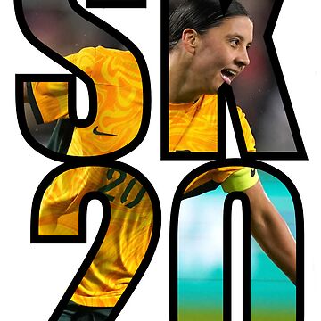 "Sam Kerr 20" Sticker for Sale by CodesandSports | Redbubble