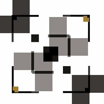 "8 Bit Blocks Geometric Squares" Poster for Sale by patternsbyposh ...