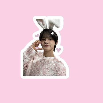 "Yeonjun heart sticker" Sticker for Sale by Espyyy | Redbubble