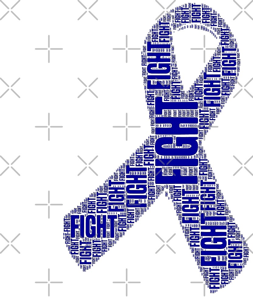 "Colon Cancer Shirts Colon Cancer Awareness ribbon fight" by bledi ...