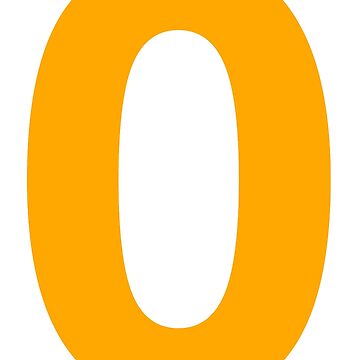 "Number 0 - Wheelie Bin Yellow" Sticker for Sale by BeautifulHues ...