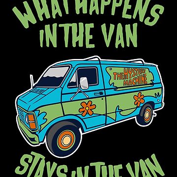 "Mystery Machine" Sticker by E1even1nk | Redbubble