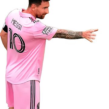 "Lionel Messi Inter Miami Jersey 10 Thor Celebration" Sticker for Sale ...