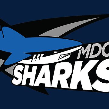 "MDC Sharks Dynamic Emblem" Sticker for Sale by gabrielle woolridge ...