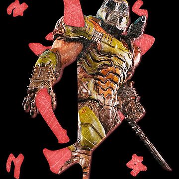 "Doom Slayer" Sticker by mateliste | Redbubble