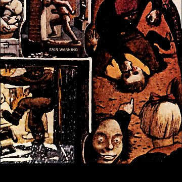 "Fair Warning Album Cover Van Halen" Essential T-Shirt for Sale by ...