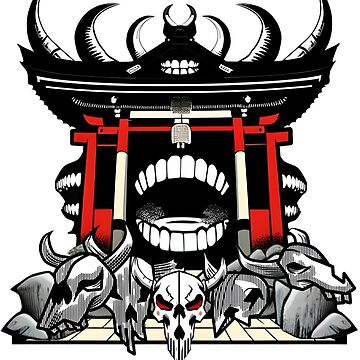 "Malevolent Shrine symbol" Sticker for Sale by gavierArtiser | Redbubble