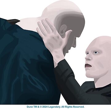 "Feyd-Rautha Harkonnen and Baron Harkonnen Dune 2 Kiss" Sticker for ...