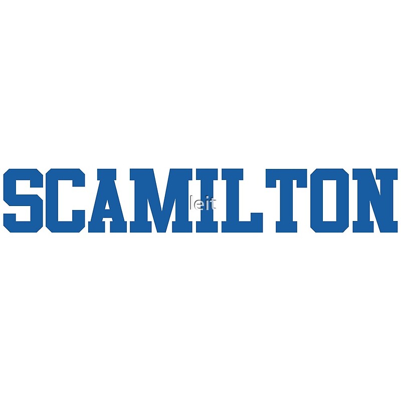 "Scamilton College" by leit | Redbubble