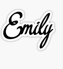 Emily Name Stickers | Redbubble