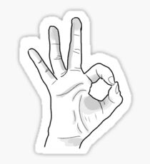 Ok Symbol Stickers | Redbubble