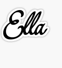 Ella Name Stickers | Redbubble