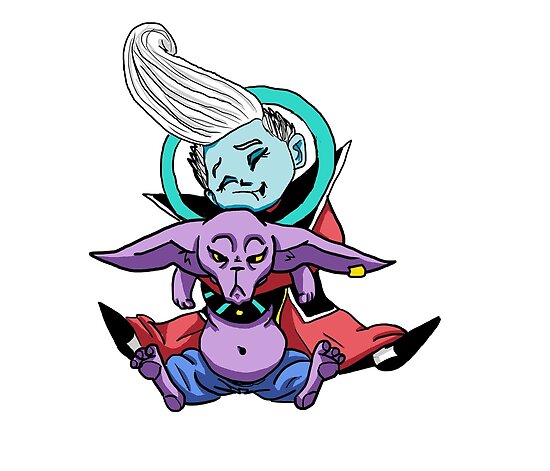 "Chibi Beerus & Whis" Poster by NightingaleNerd | Redbubble