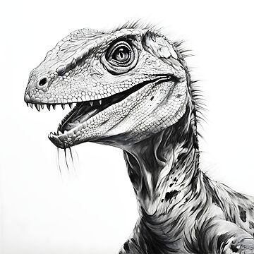 "Pencil drawing Raptor" Sticker for Sale by Pencil-Art | Redbubble