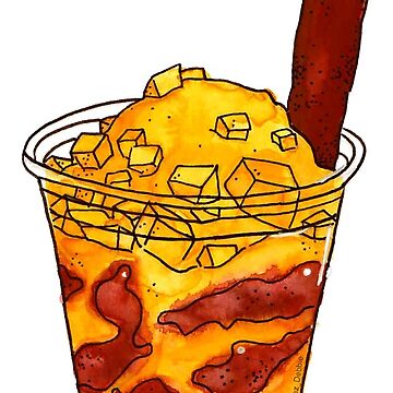 "Mangonada" Sticker for Sale by vasquezdebbie | Redbubble
