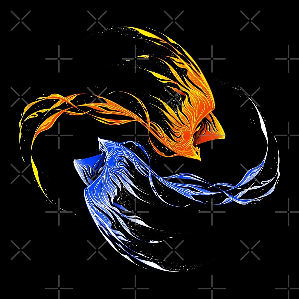 "Phoenix Ice And Fire" by tobiasfonseca | Redbubble