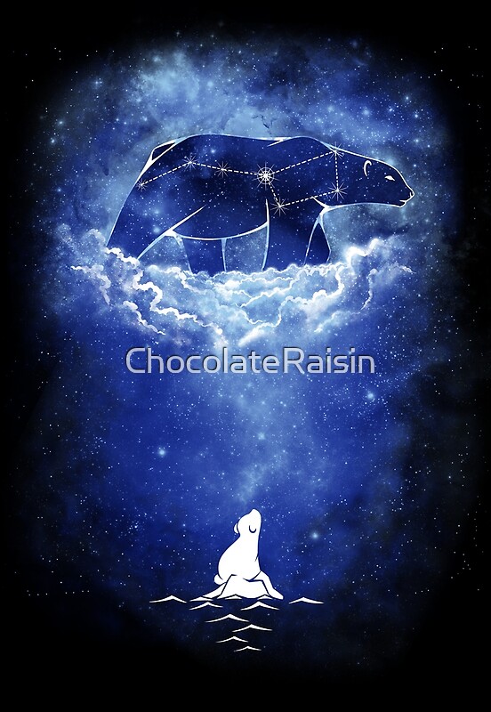 "Starry Frozen Sky" by ChocolateRaisin | Redbubble