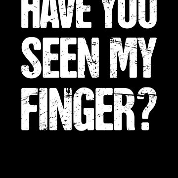 "Funny Amputated Missing Finger Amputee Gift" Essential T-Shirt for ...