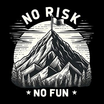 "No Risk No Fun" Sticker for Sale by Abdu Innovations | Redbubble