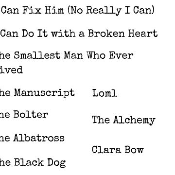 "The Tortured Poets Department, TTPD second half sticker pack, song ...