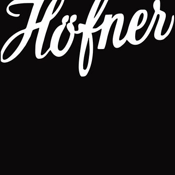 " Hofner Logo" Sticker for Sale by LindaAlvarez9 | Redbubble