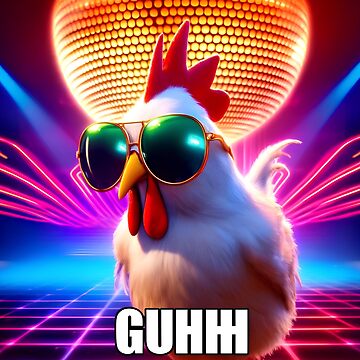 "GUHH" Sticker for Sale by Adam Kenny | Redbubble