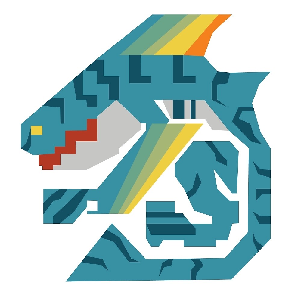 "Zamtrios Monster Hunter Print" by niymi | Redbubble