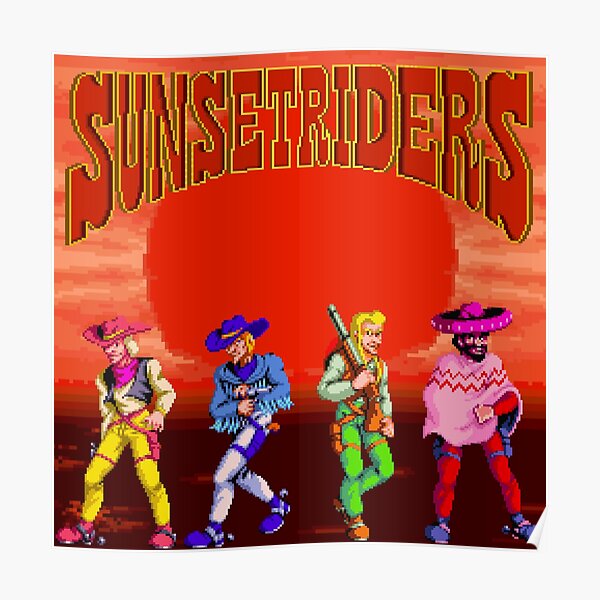 Sunset Riders Posters | Redbubble