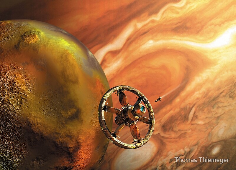 "Ben Bova - Jupiter" by Thomas Thiemeyer | Redbubble